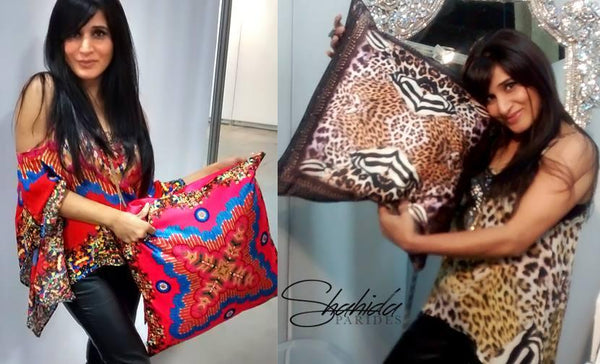 Shahida Parides spotted modeling for her upcoming Pillow Collection