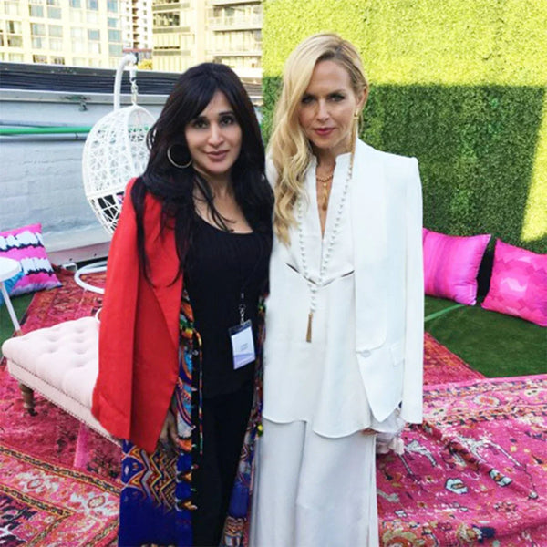 Rachel Zoe with Shahida Parides' Shahida at Create & Cultivate Event