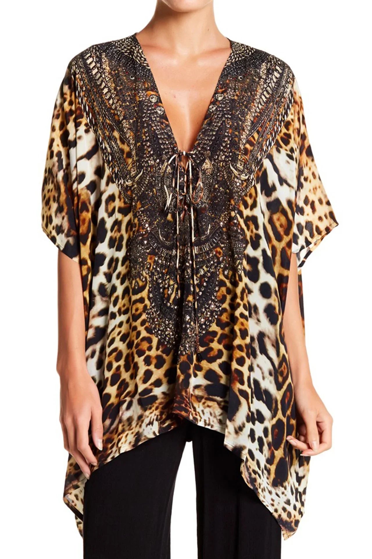 Designer Kaftan For Women | Leopard Kaftan | Caftans | Shahida Parides