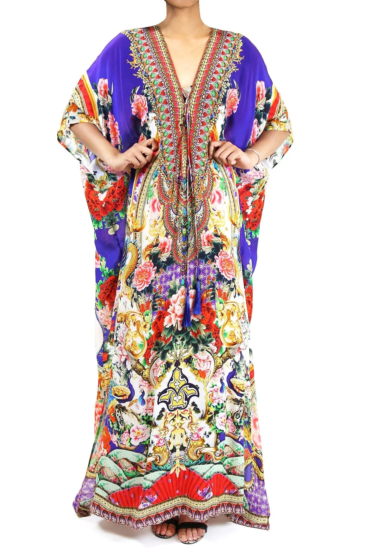 Designer Clothes For Beach Vacation | Kaftan Outfit | Shahida Parides