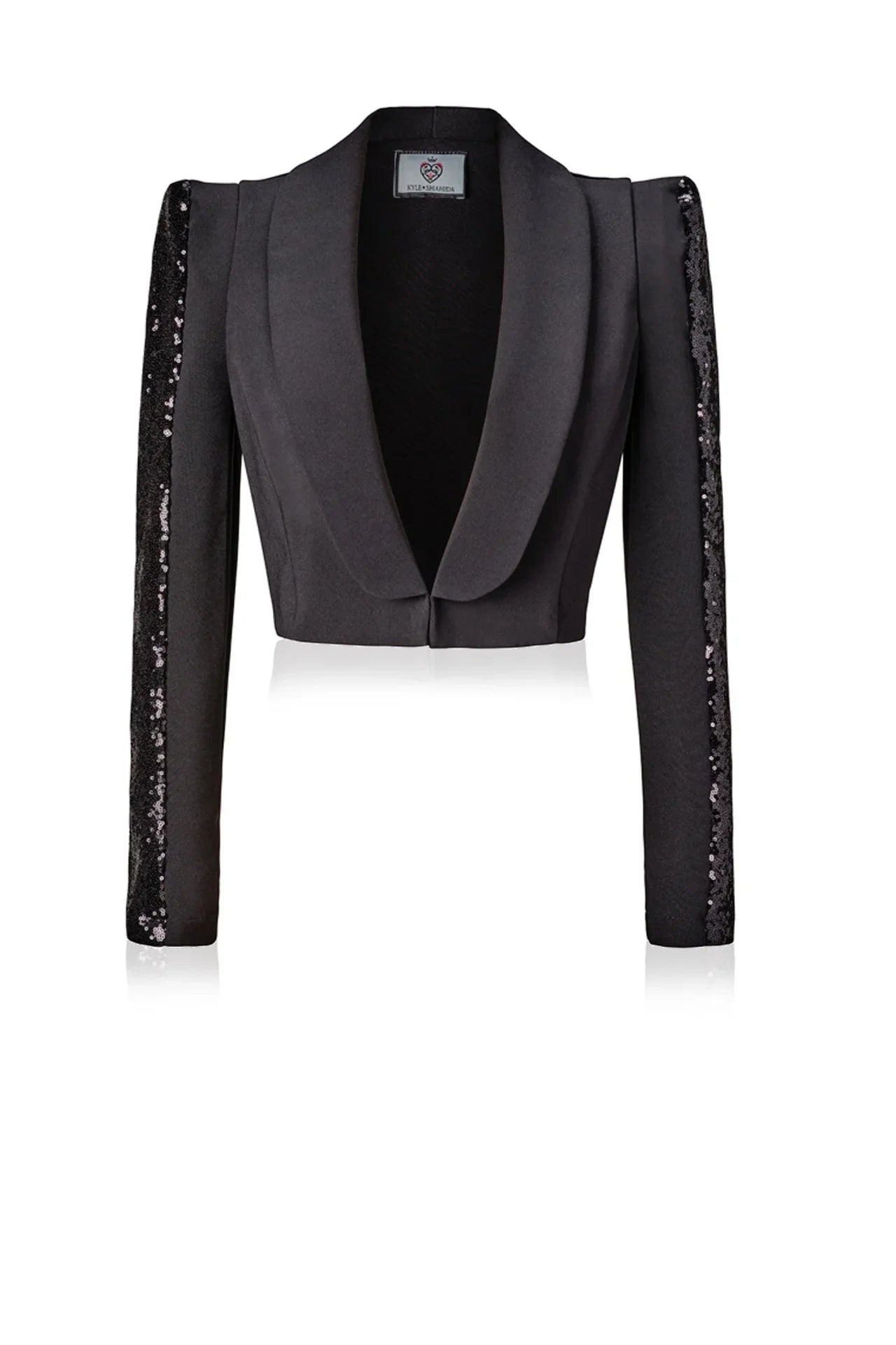 Designer Sequin Suit Women | Black Sequin Body Suit | Shahida Parides