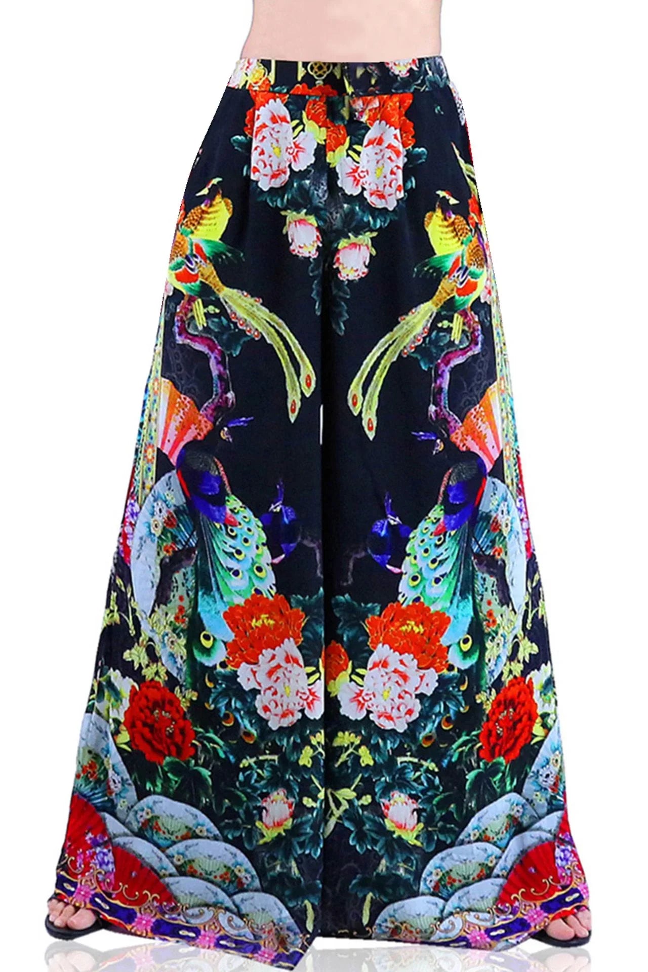 Wide Leg Pants for Women - Designer Straight Leg Pants & Printed Pants ...