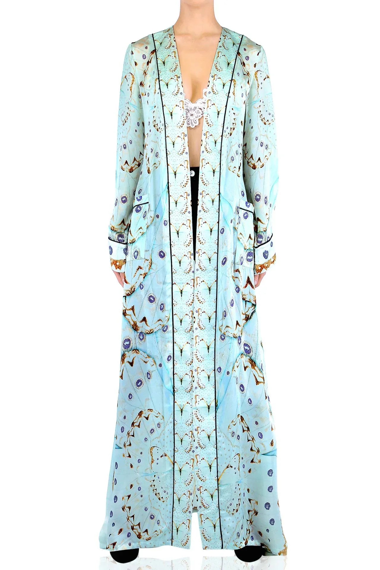 Womens Designer Silk Robes | 2021 Satin Robe Dress Silk Robes & Duster ...