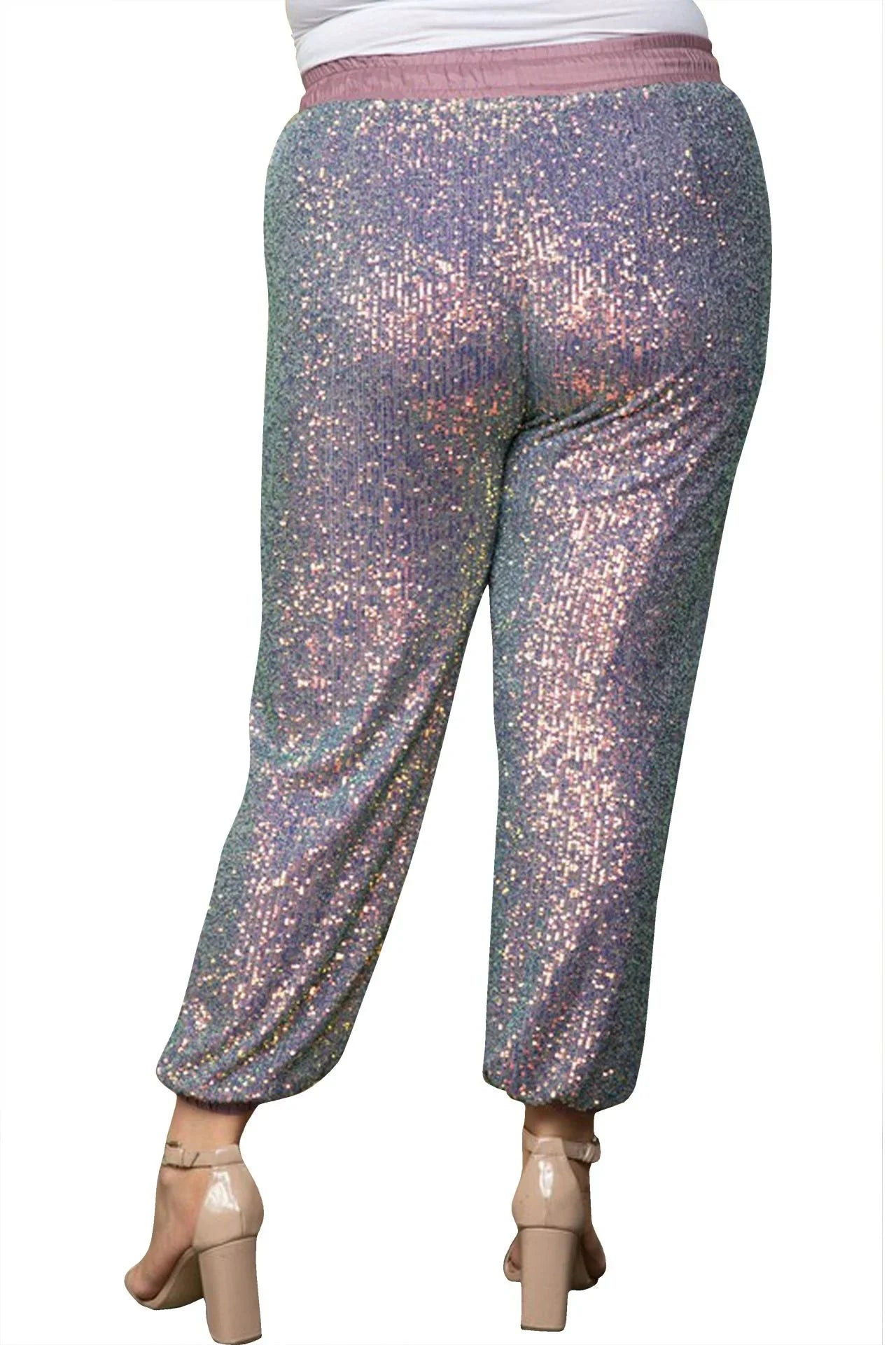 Sequin Jogger Pants - SHOP Designer Sequin Pants-Kyle Richards Shahida ...