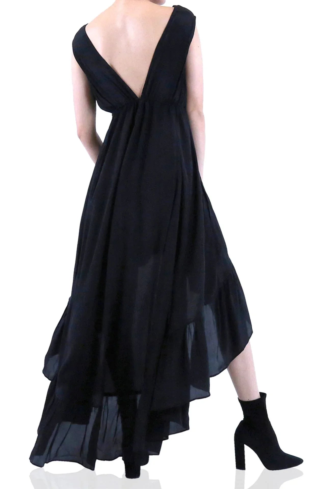 Designer Summer Dresses For Women | Deep V Cut Dress | Shahida Parides