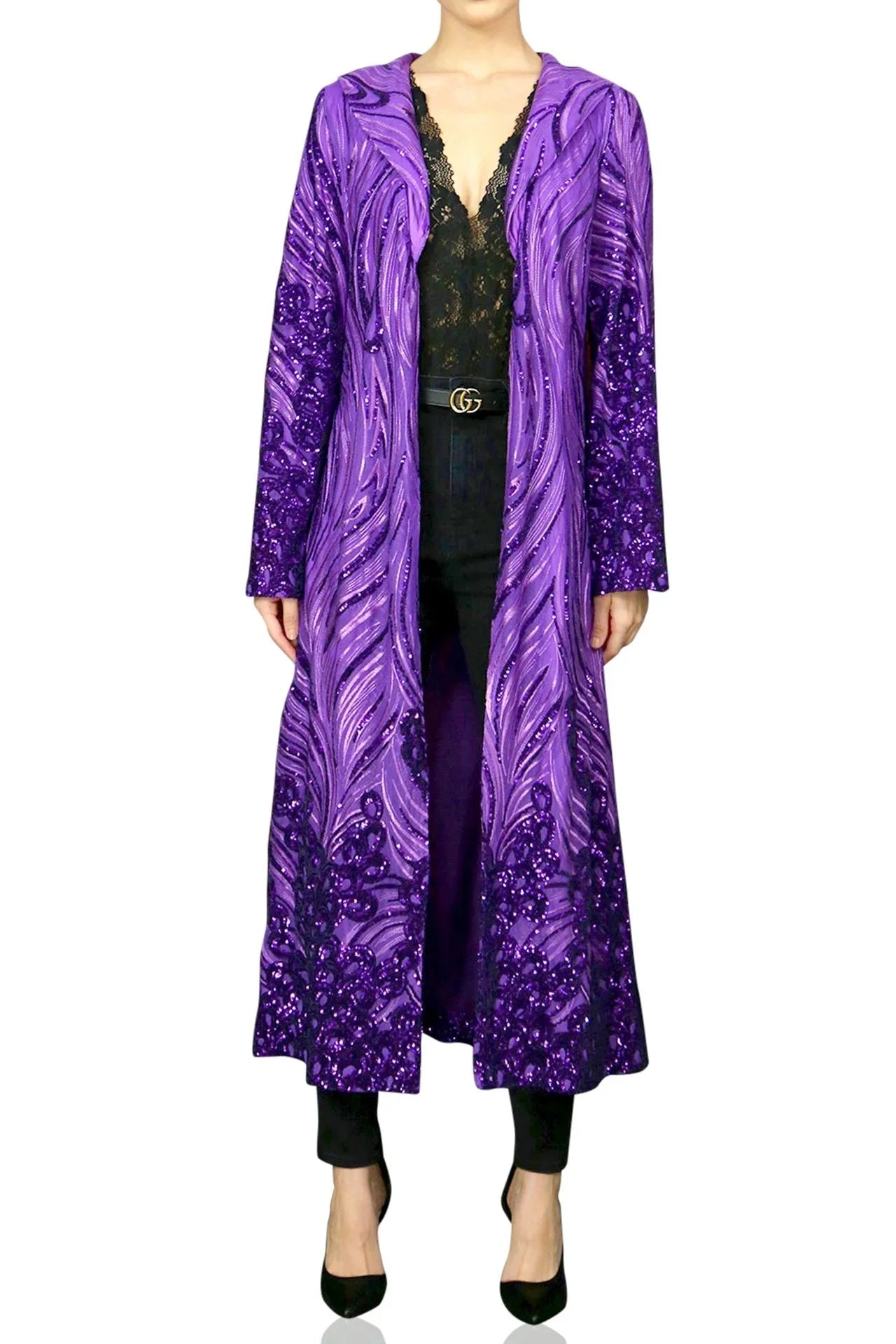 Long Sequin Duster Online|Kyle-Shahida Designer_Resort Wear Collection ...