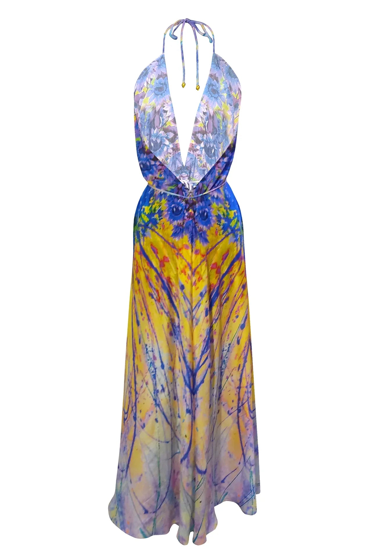Multiway Long Dress { Designer Cocktail Maxi Dress} | Printed Dress ...